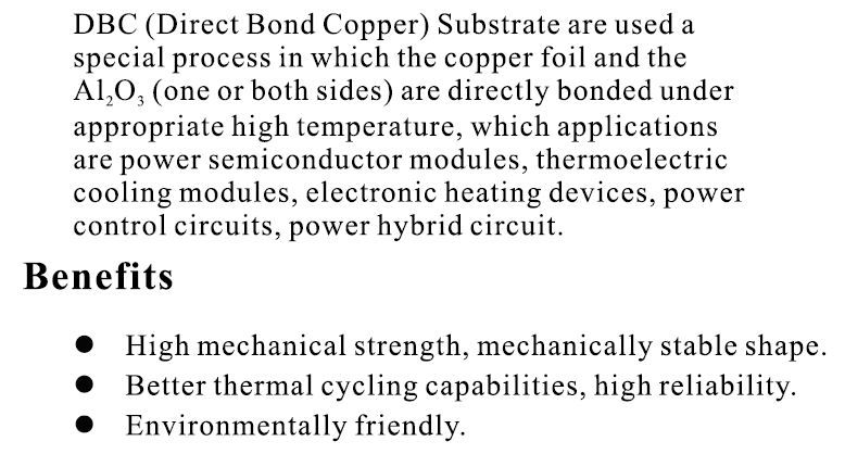 DBC Ceramic Substrate – ChuangLian Electronic Component (Group) Co., Ltd.